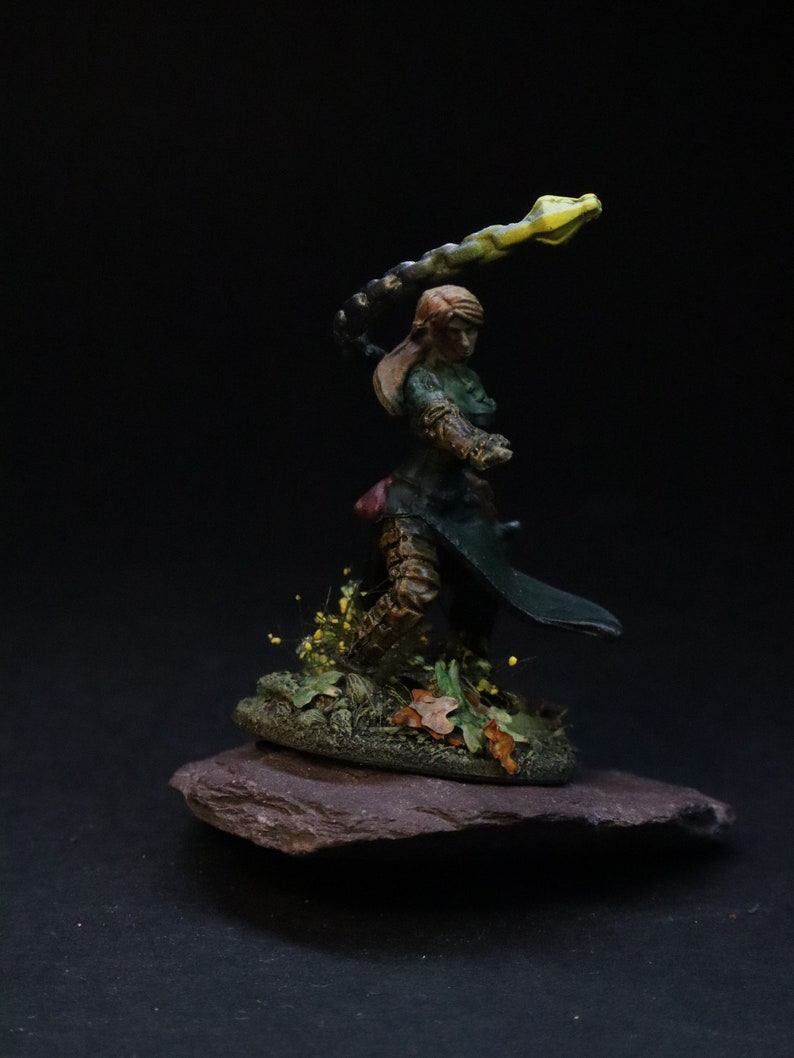 D&D Human Monk Ranger Fighter Miniature Dungeons and | Etsy