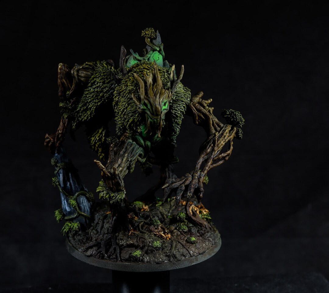DND Treelord Miniature Dnd Giant Swamp Troll Mini Painted Dungeons and ...