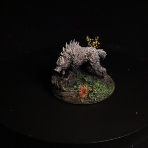 D&D Dire Wolf Dnd Miniature Painted Mini for Dungeons and Dragons Hand ...