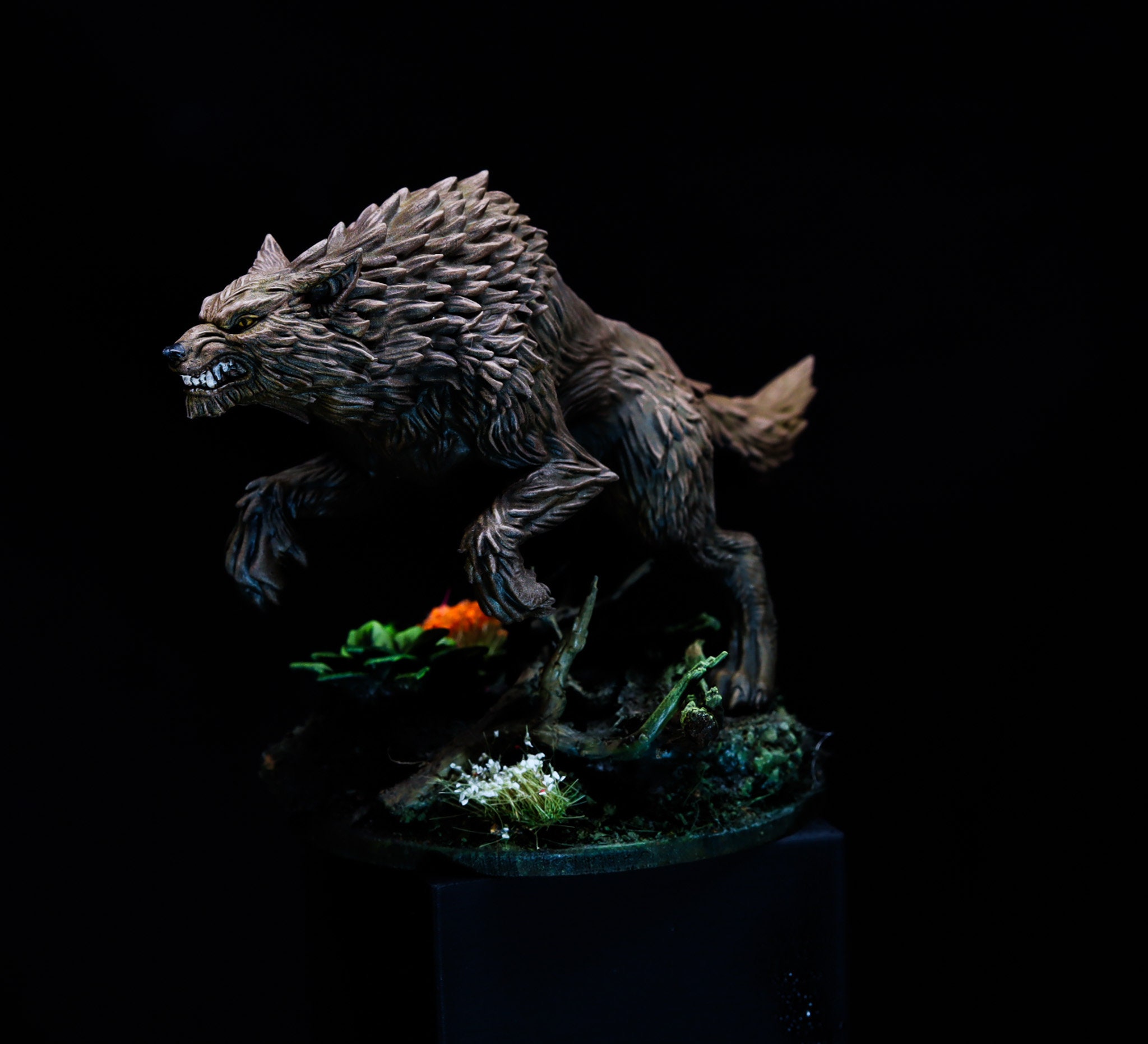 D&D Dire Wolf Miniature Alpha Wolf Dnd Minis for Dungeons and Dragons ...