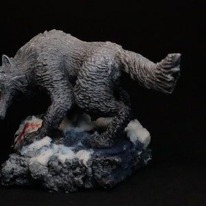 D&D Giant Wolf Dnd Miniature Painted Mini for Dungeons and Dragons Hand ...