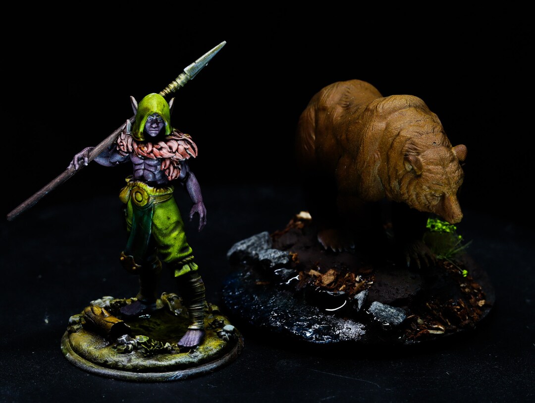 D&D Humandruid With Shapeshift Bear Mini | Dungeons and Dragons ...