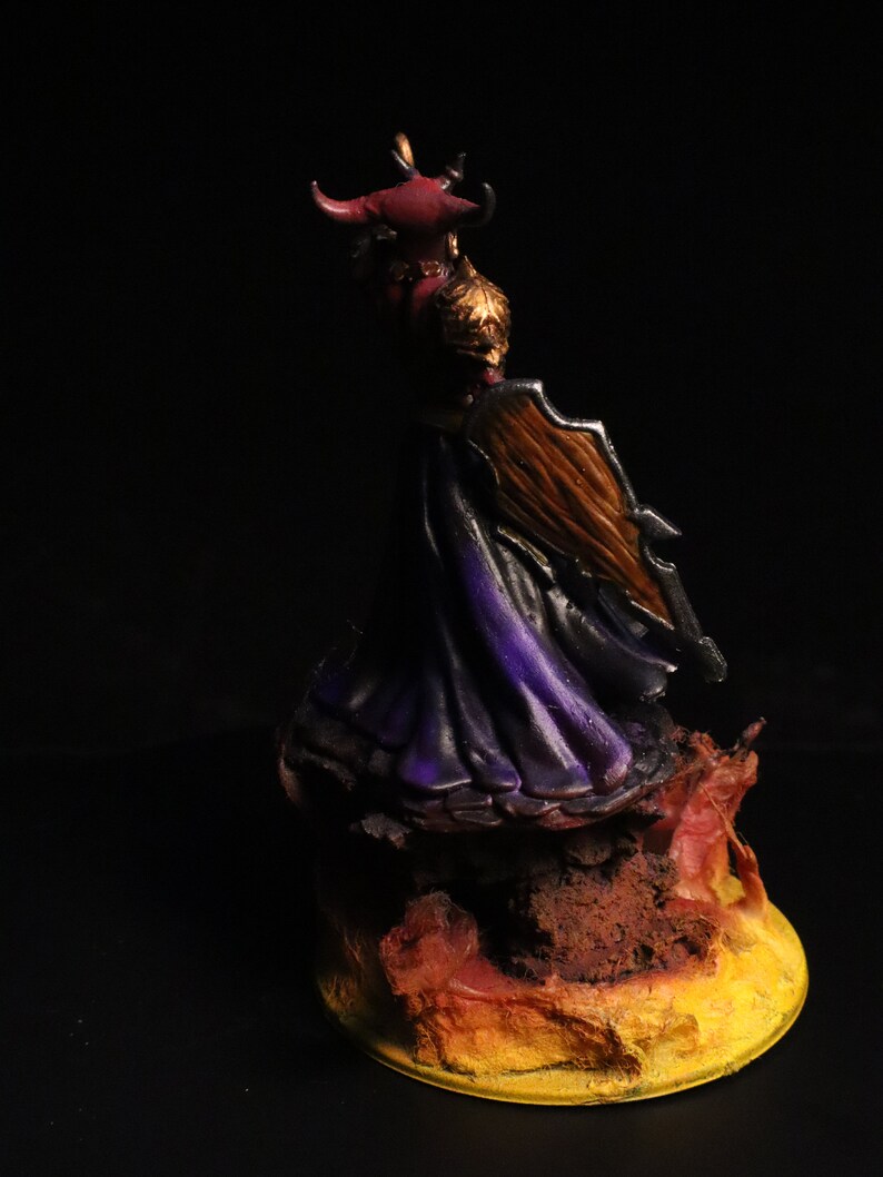 D&D Genie Efreeti Hand Painted Custom Flame Base. Dnd - Etsy