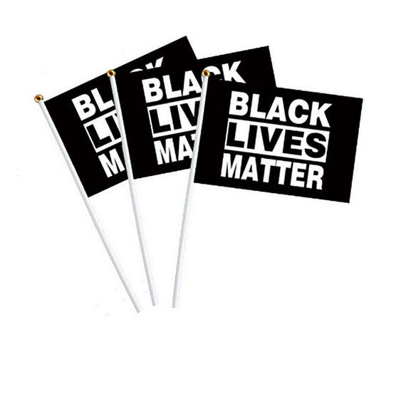 3 Pack Black Lives Matter Flag BLM Handheld Flag With | Etsy