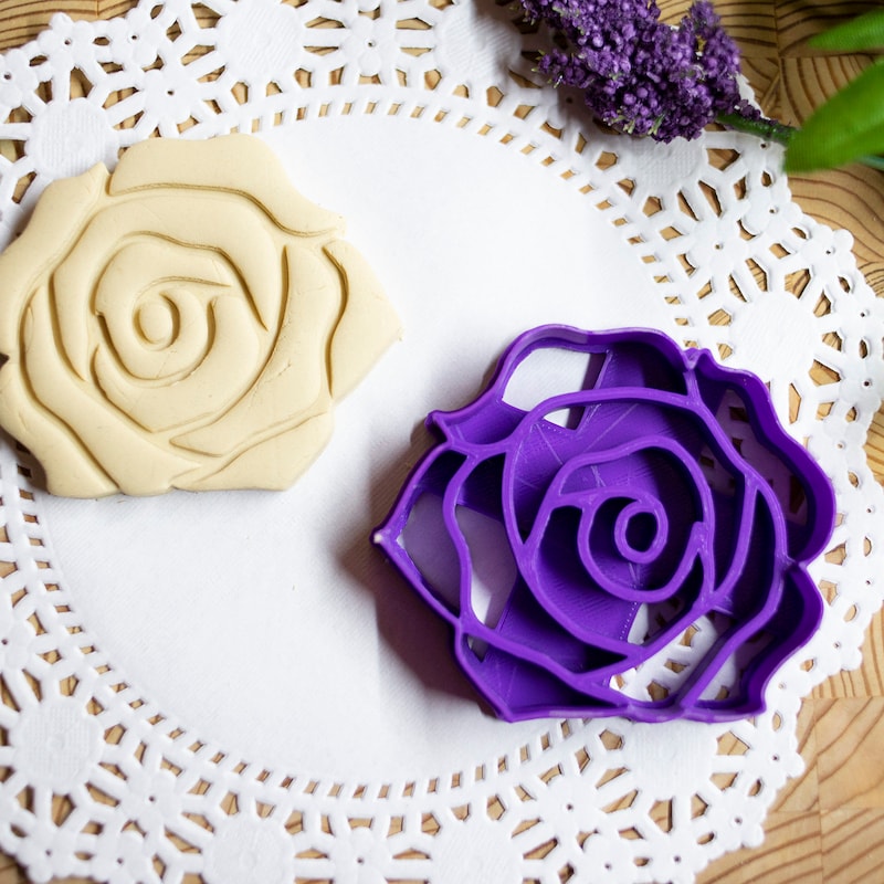 Rose Cookie Cutter - Etsy