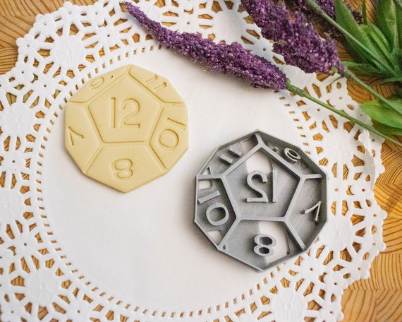 12 Sided Die Cookie Cutter | Etsy