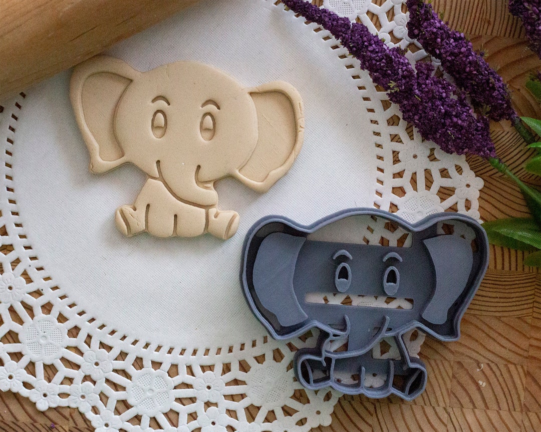 Cute Elephant Cookie Cutter - Etsy