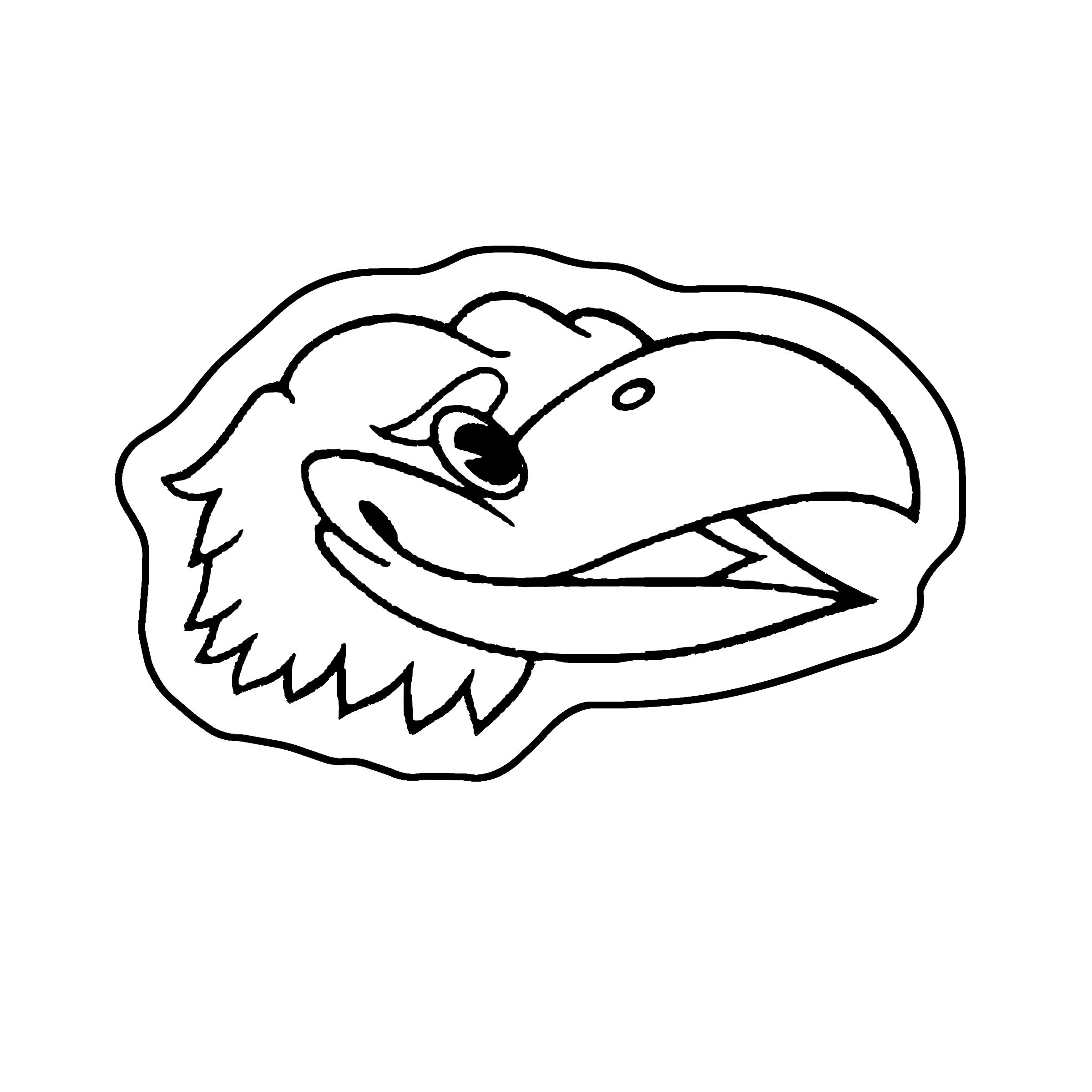 Jayhawk Head Graphic