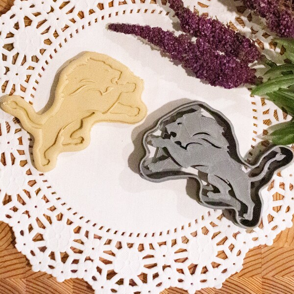 Detroit Lion Cookie - Etsy