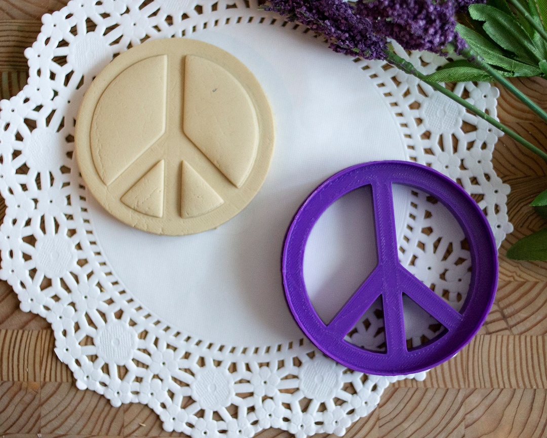 Peace Sign Cookie Cutter - Etsy