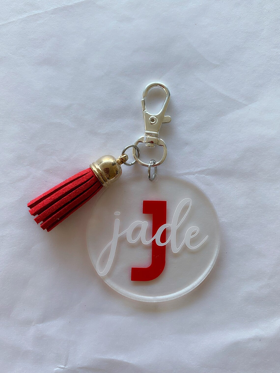 Personalised acrylic KeyRings | Etsy