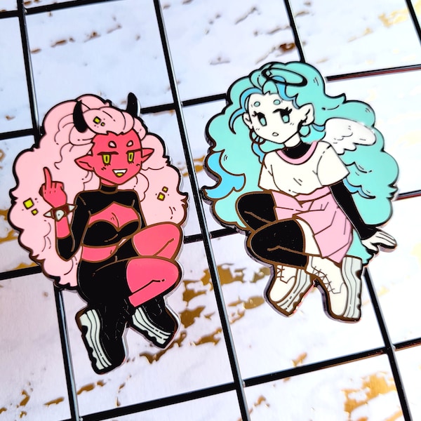 Devil Pin - Etsy