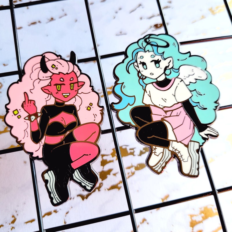 Devil Pin - Etsy