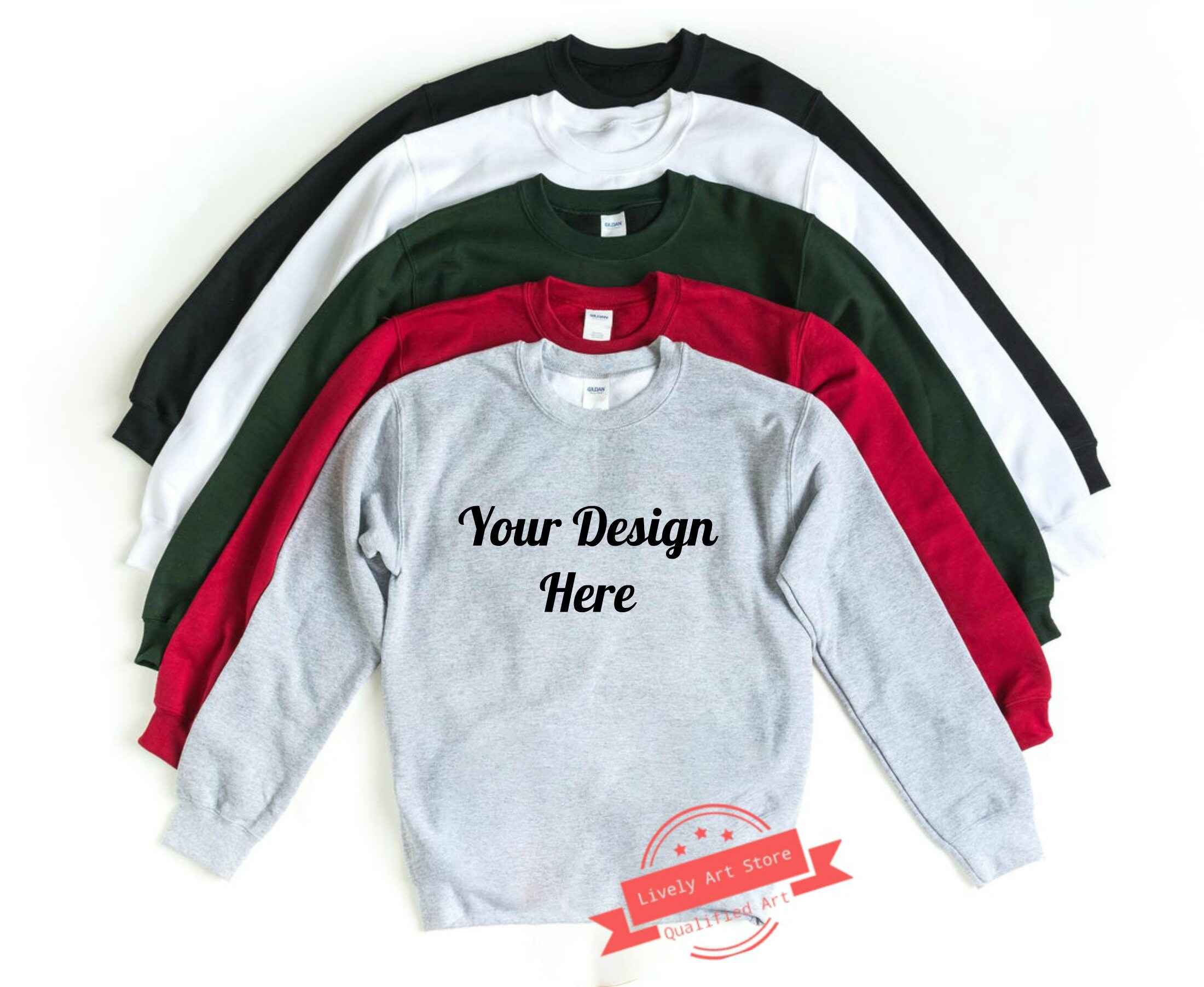 Your Design Here Custom Sweatshirt Personalized Sweatshirt | Etsy