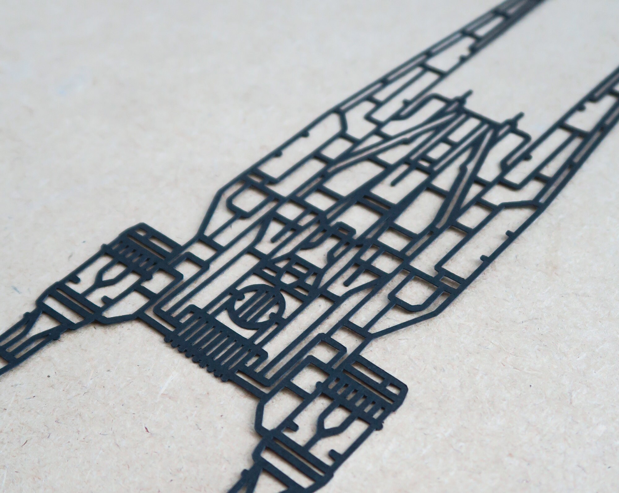 Star Wars Line Art U-wing Starfighter Papercut Template - Etsy