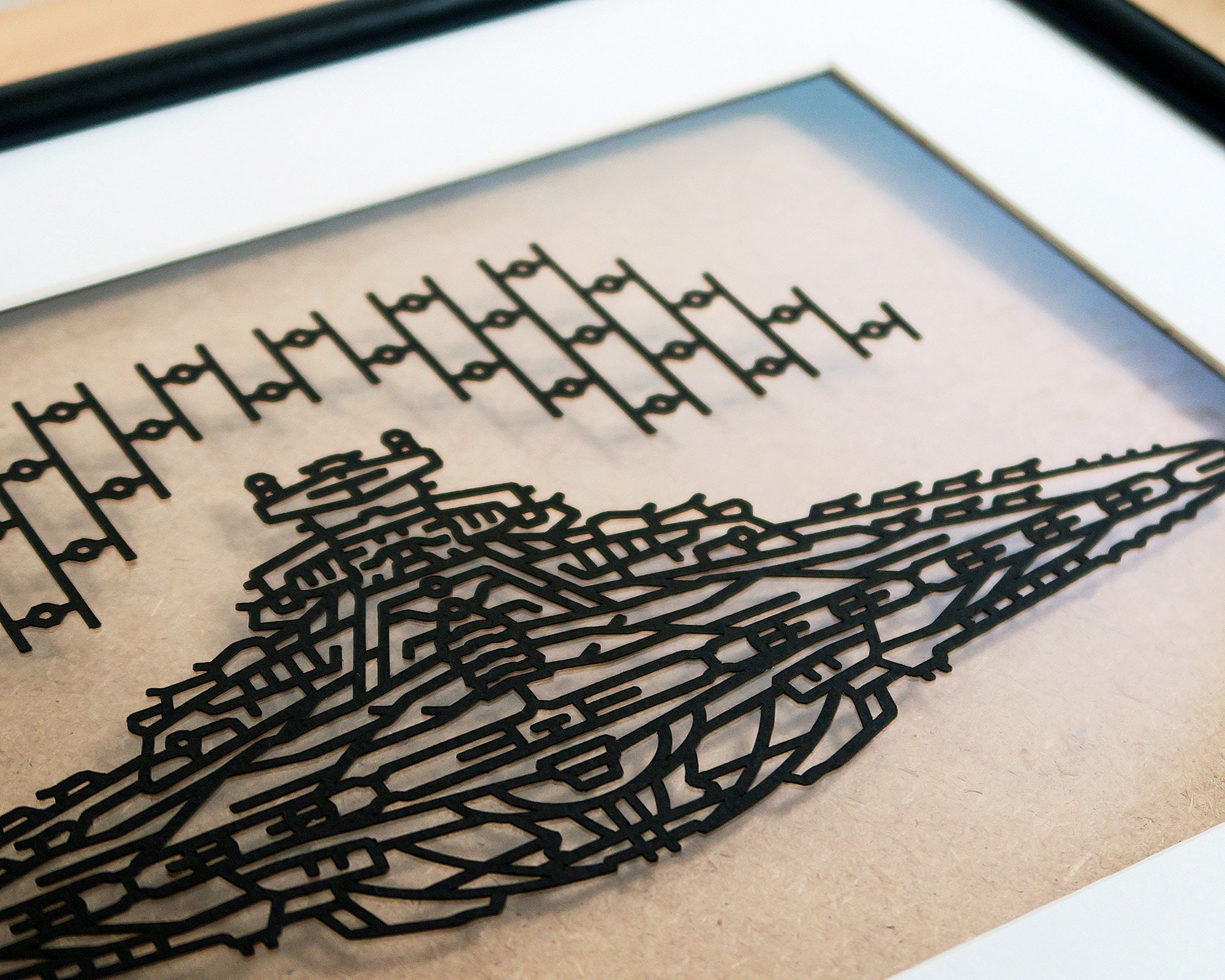 Star Wars Line Art Bellator_star_destroyer Papercut Template Geek Decor ...