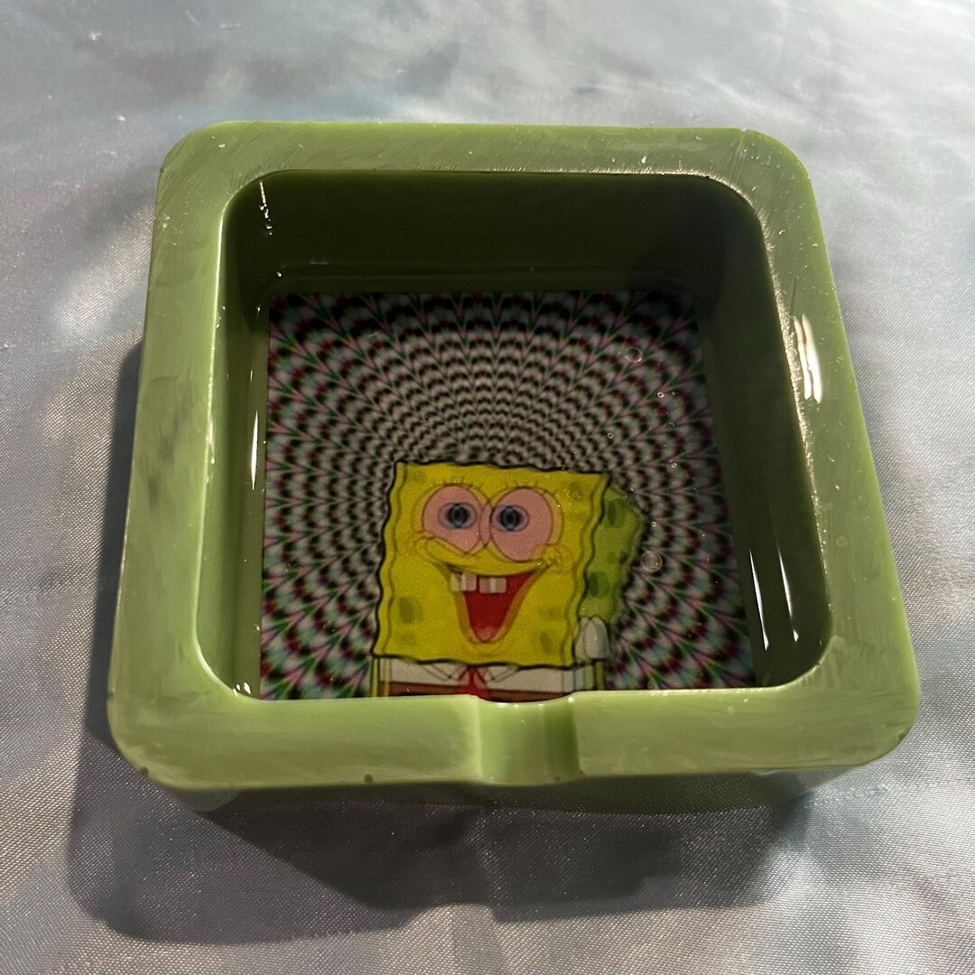 Trippy Spongebob Ashtray - Etsy