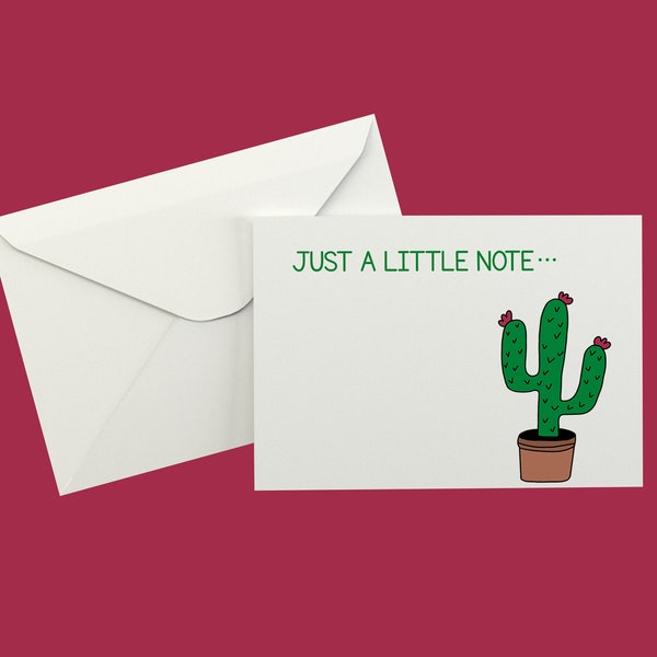 Just a Little Note - Etsy