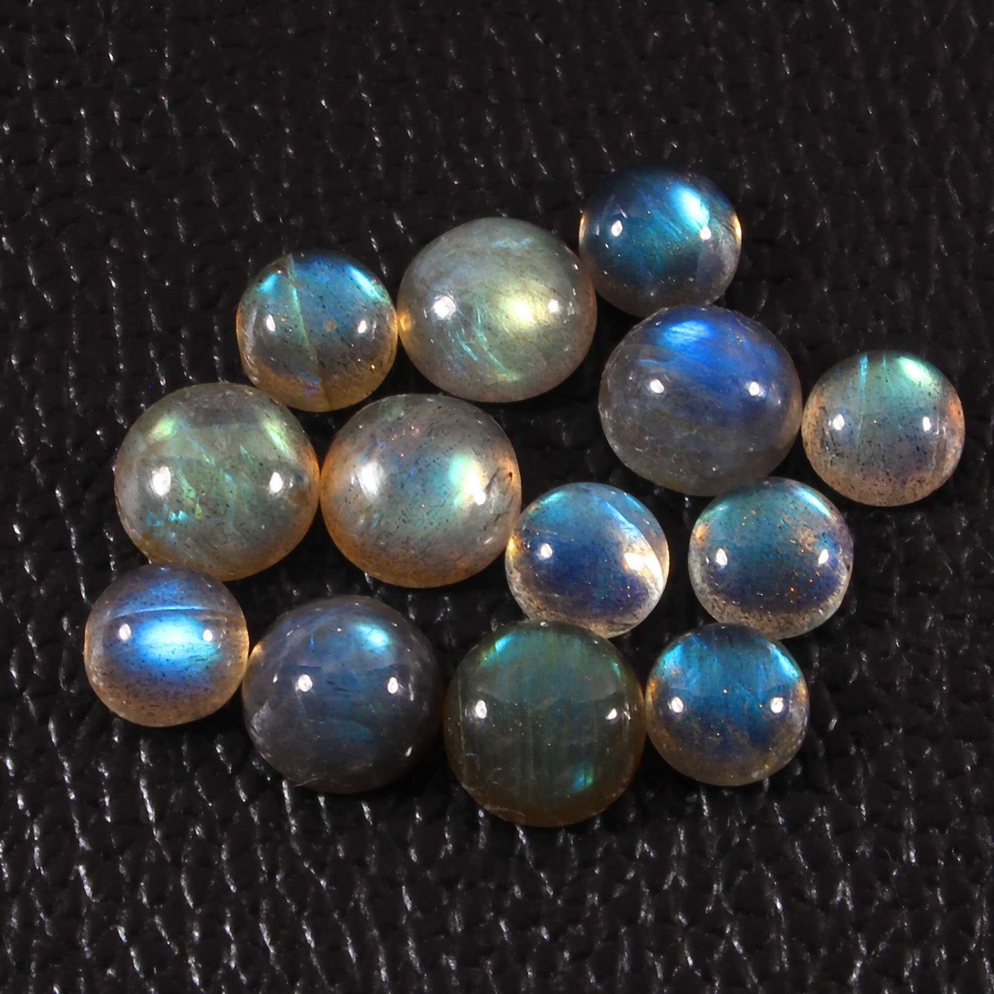 AAA Labradorite Blue Fire Moonstone Round Cabochon Size - Etsy UK