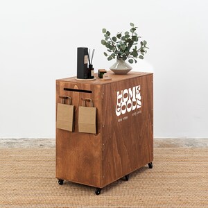 Checkout Counter VC-08-W-CF Coffee, Portable, Collapsible Display ...