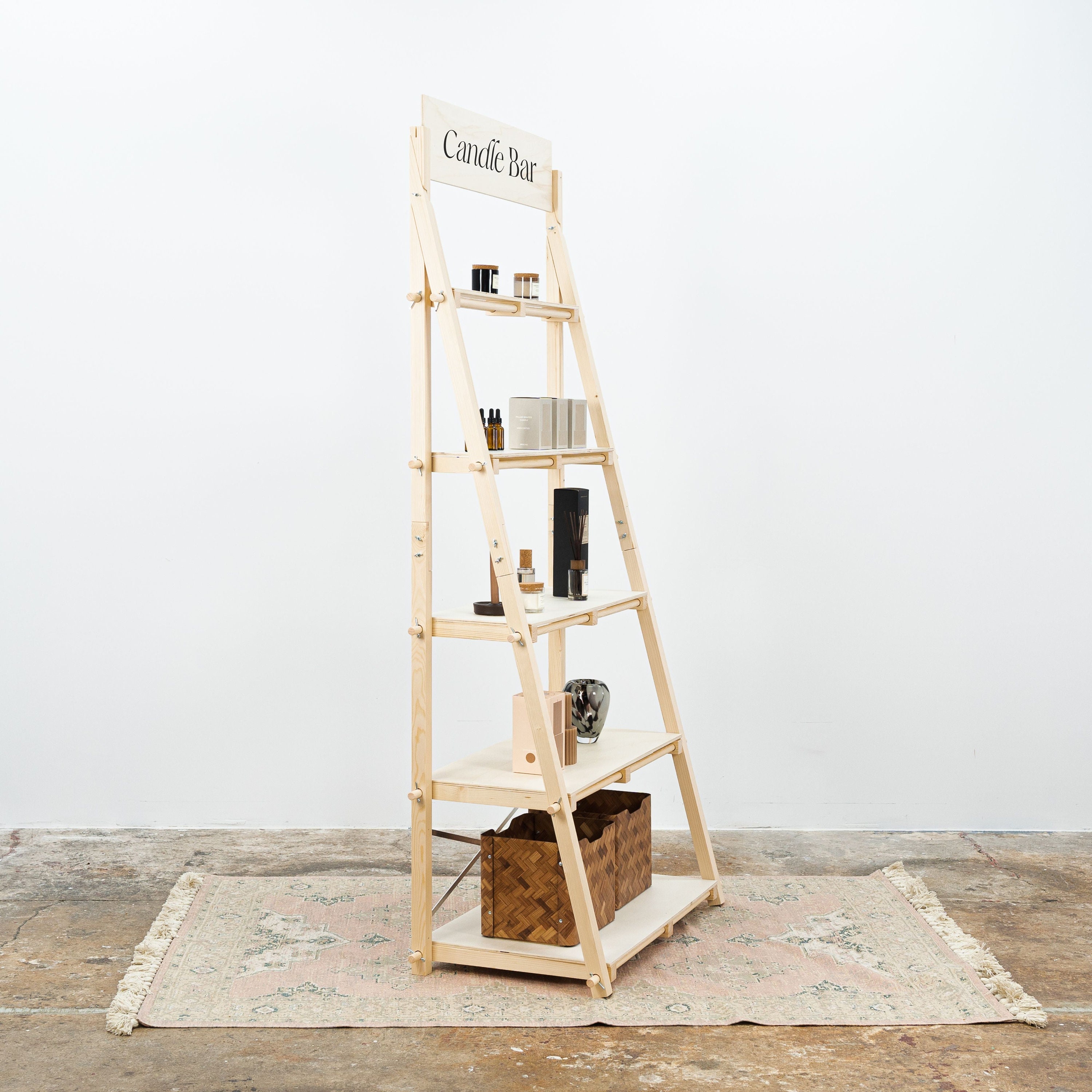 Portable Shelving Unit | Freestanding Display Rack for Trade Shows ...
