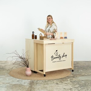 Set Vienna: Portable Counter Vc-06-w and Table Vc-04-c-w Table in ...