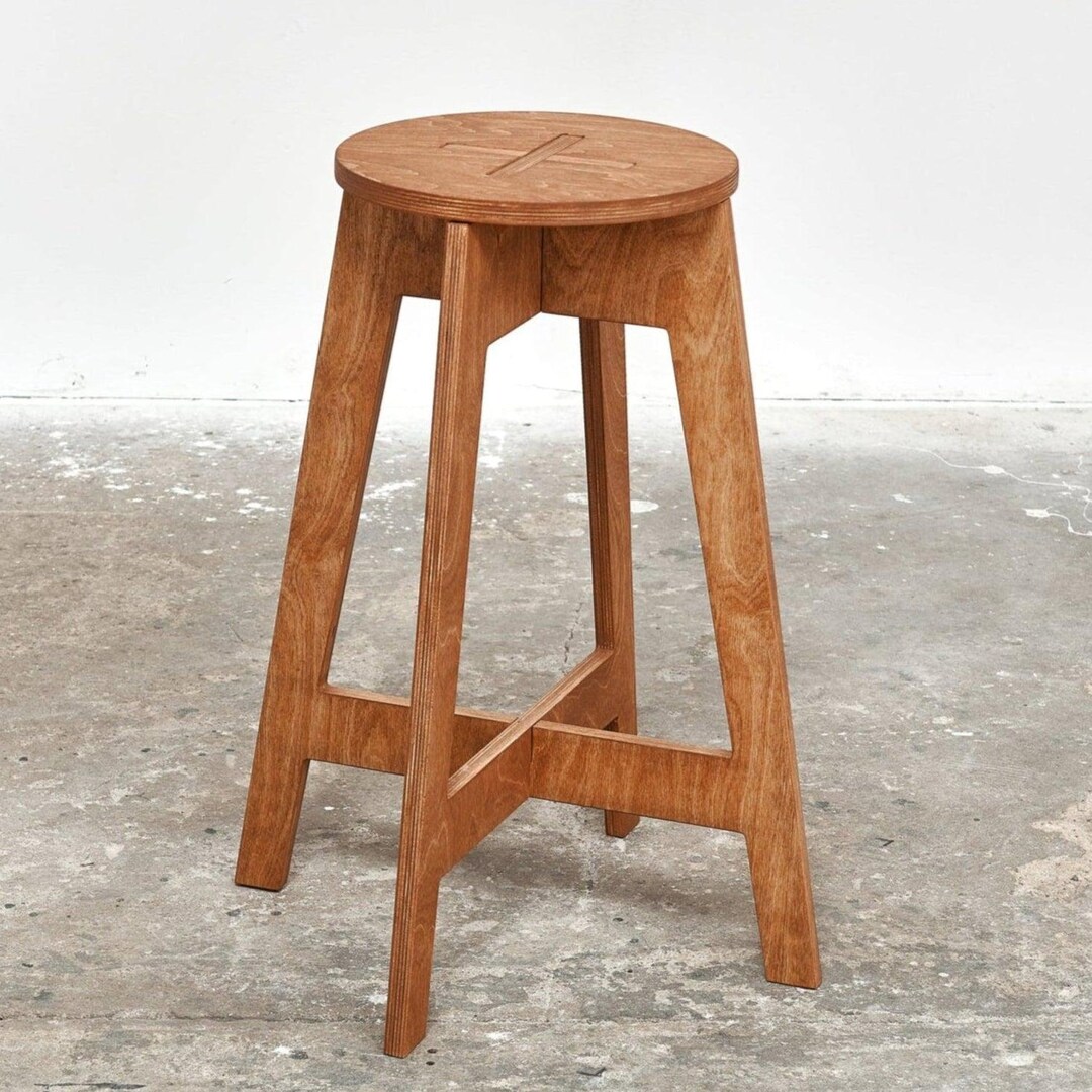 Bar Stool 63cm High (24 3/4") VT-02-CF | Coffee Color - Etsy