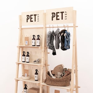 Portable A-frame Double Shelving With Pegboard VPR-01-NT - Etsy