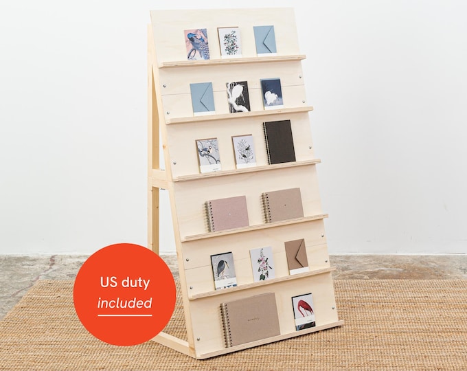 Art Print Display, Table Top Display Stand, Wooden Retail Display ...
