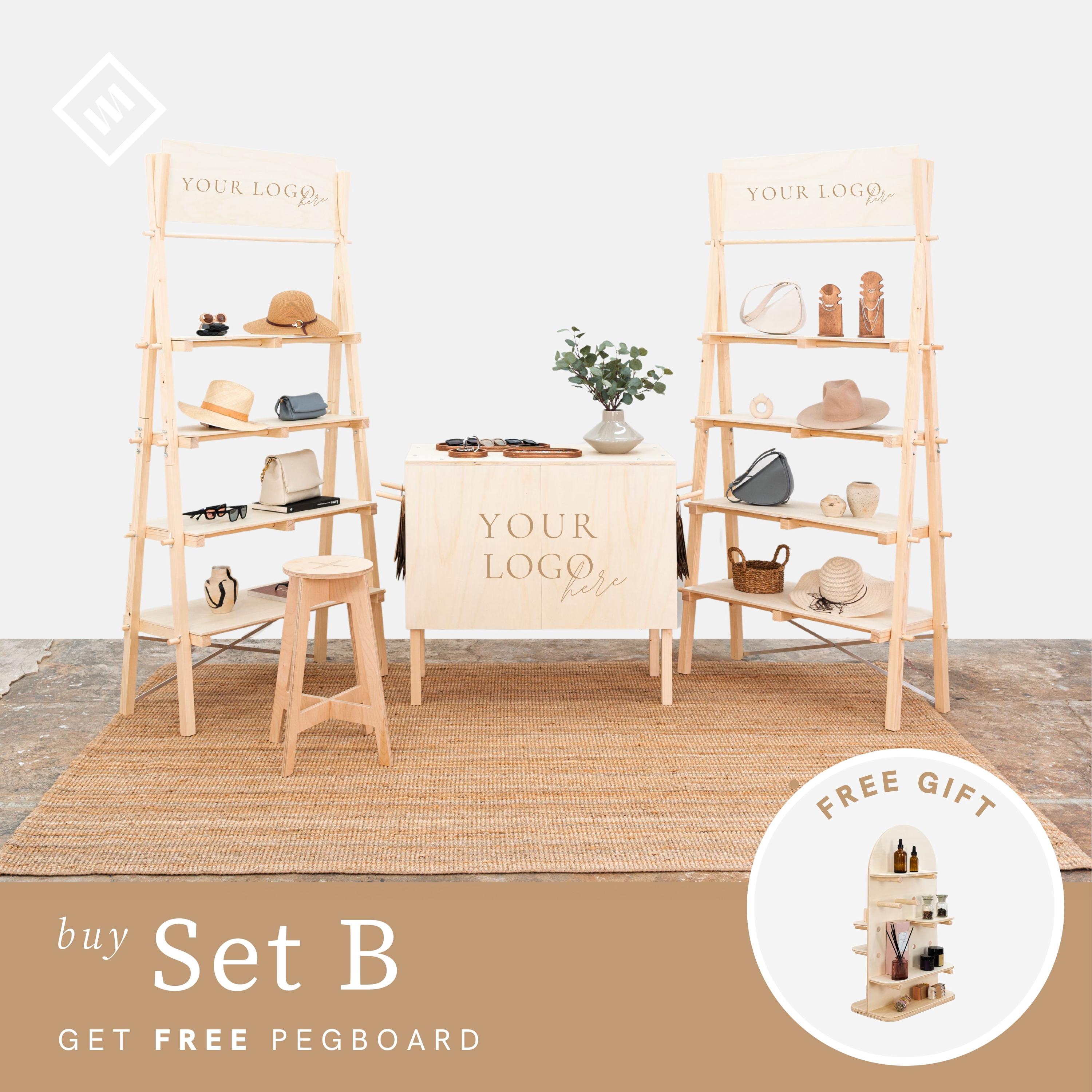 Dublin Bundle | Vendor Booth | Counter & Shelfs | Market Stall ...