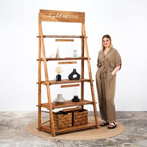 Portable Lightweight Shelving Unit VS-05-CF to Be Placed Against the ...