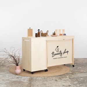 Set Vienna: Portable Counter Vc-06-w and Table Vc-04-c-w Table in ...