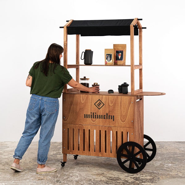 Mobile Coffee Cart - Etsy