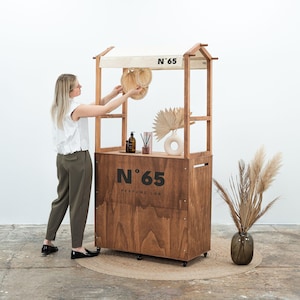 Vendor Cart VC-12-W-CF | Pop up Cart | Collapsible Checkout Stand ...