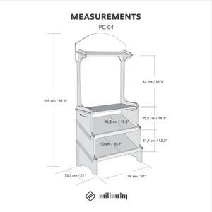 Portable Market Stall PC-04-NT Collapsible Vendor Booth Idea for Trade ...