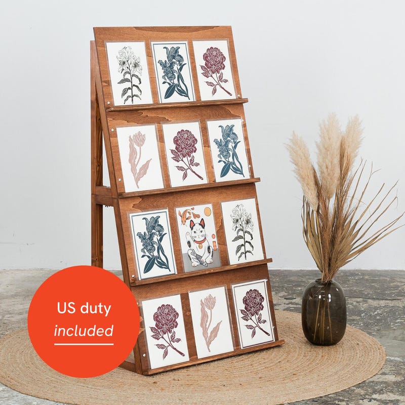 Wall Mounted Greeting Card Display - Etsy