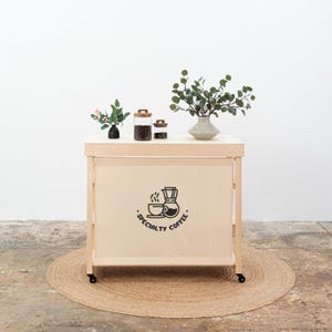 Vendor Table Vc-10-c-w-nt With Branded Panel, Shelves and Castor Wheels ...