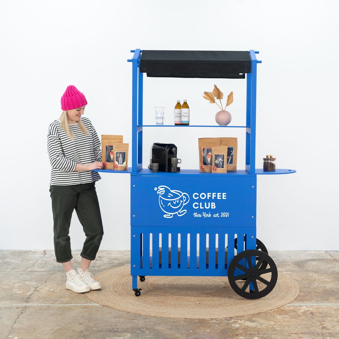 Custom Color Display Cart VC-11-W-ML for Events and Shows Perfect for ...