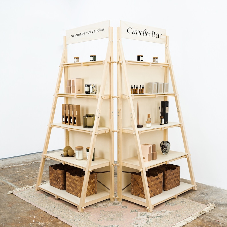 Portable Shelving Unit | Freestanding Display Rack for Trade Shows ...