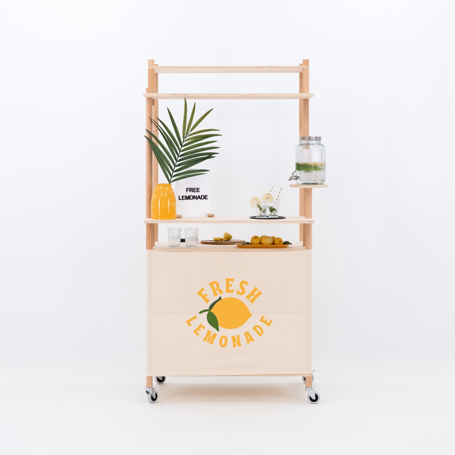 Collapsible Display Cart BC-04-W-NT for Pop up Shops, Trade Shows ...