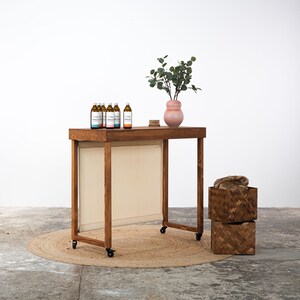 Vendor Table VC-04-C-W-CF With Branded Panel and Castor Wheels ...