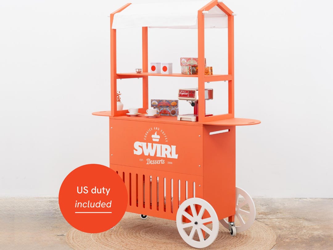 Customizable Color Display Cart | Event Marketing, Brand Activation - Etsy