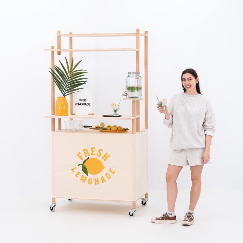 Collapsible Display Cart BC-04-W-NT for Pop up Shops, Trade Shows ...