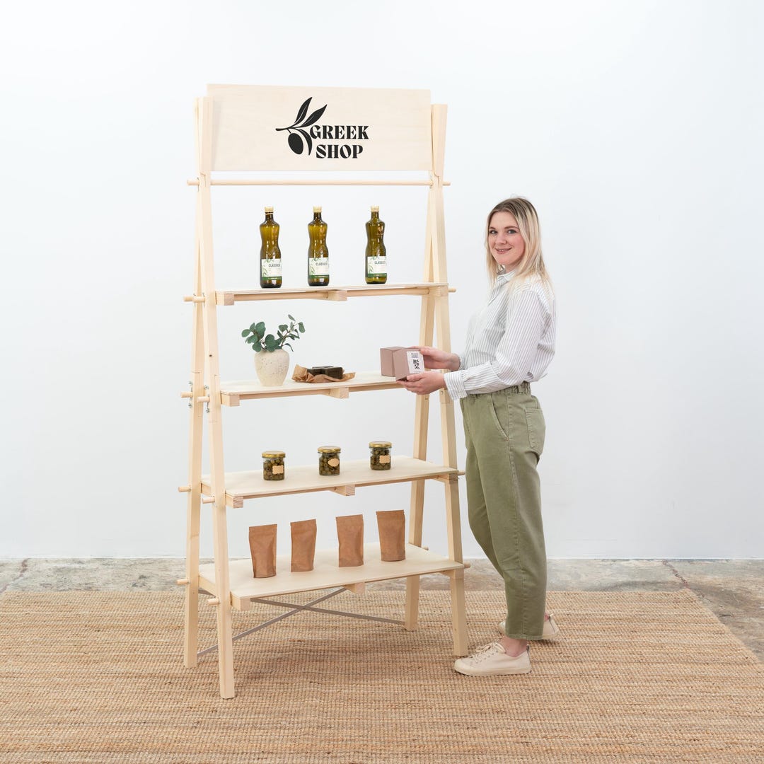 Portable Shelving Unit VS-03-NT for Shops and Market Fairs - Etsy