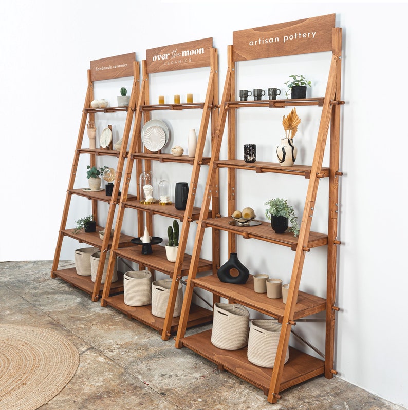 Portable Lightweight Shelving Unit VS-05-CF to Be Placed Against the ...
