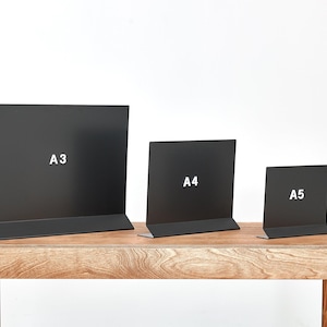 Set of Metal Magnetic Table Top Sign Boards, T Shape, Menu, Offer ...