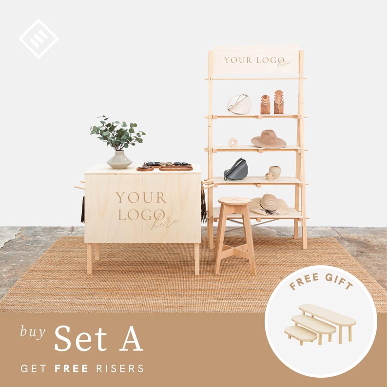 Dublin Bundle | Vendor Booth | Counter & Shelfs | Market Stall ...
