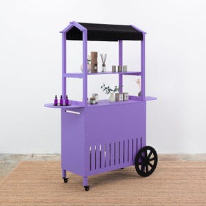 Custom Color Display Cart VC-11-W-ML for Events and Shows Perfect for ...