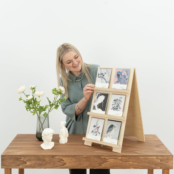 Postcard Holder - Etsy