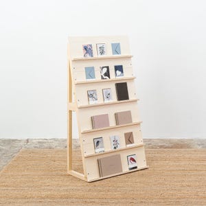 Large Wooden Display Stand for Notebooks, Books, Planners, Cards - Etsy
